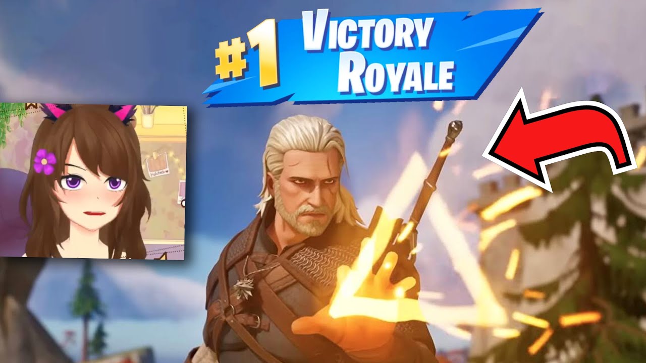 ANNA VINCE CON LA NUOVA SKIN GERALT SU FORTNITE IN LIVE!! - YouTube