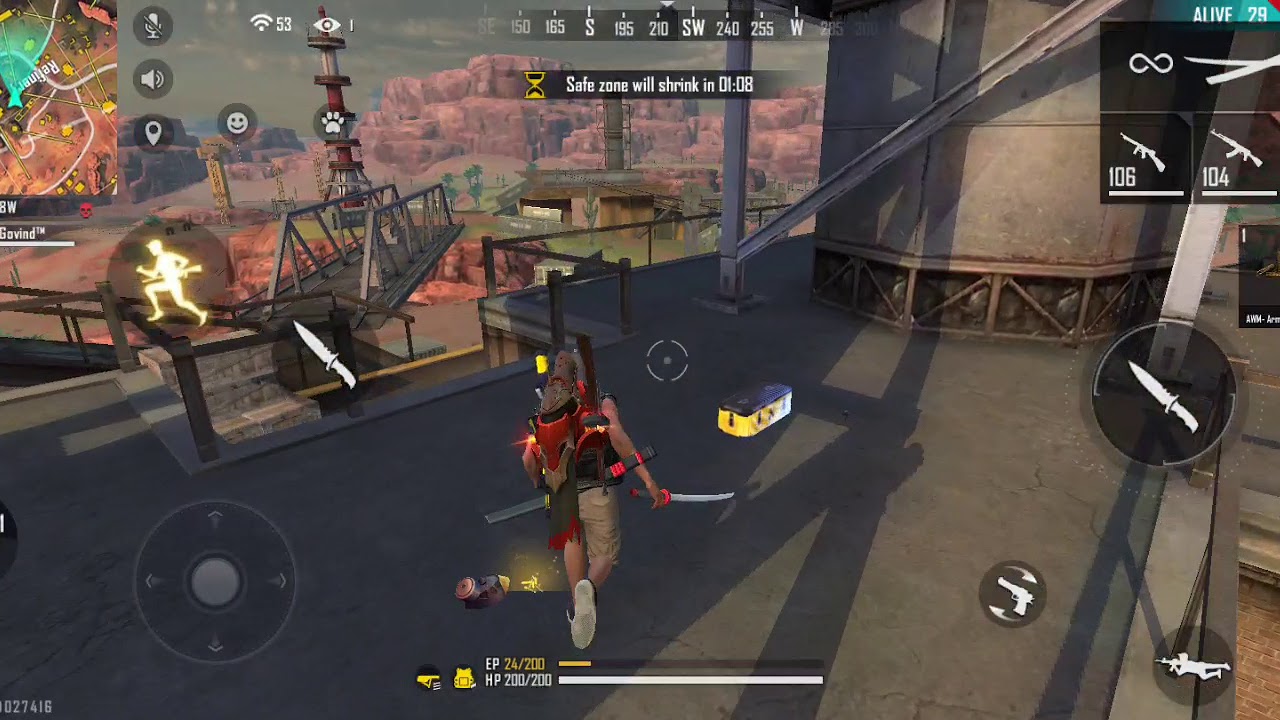 Adam challenge in free fire - YouTube