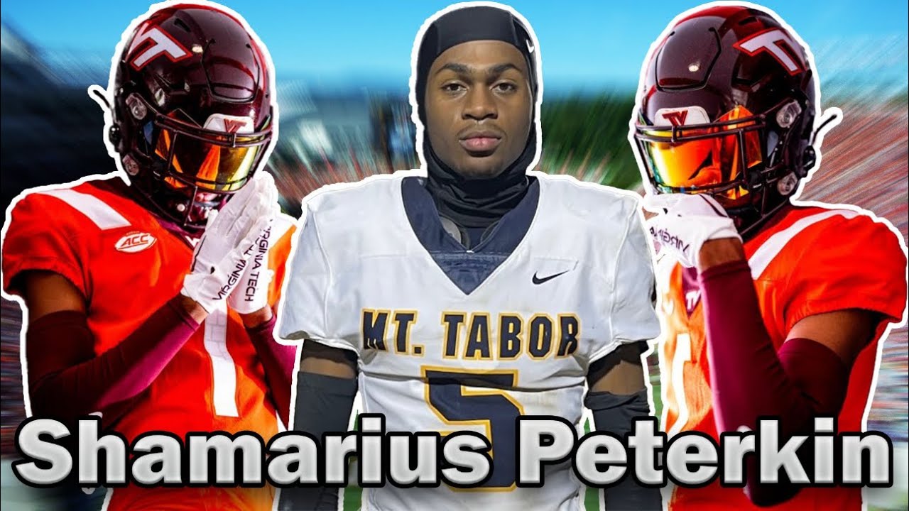 BEST WR in North Carolina??! Shamarius Peterkin Highlights | REACTION ...