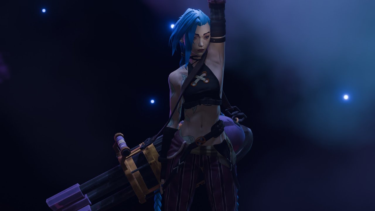 Jinx Arcane Flare Scene FanArt - YouTube