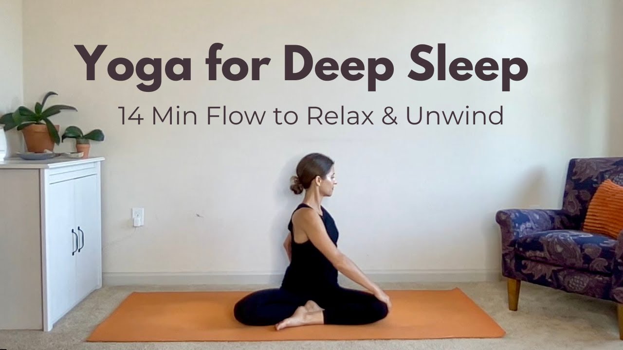 Yoga for Better Sleep: 14 min Nighttime Relaxation Flow - YouTube