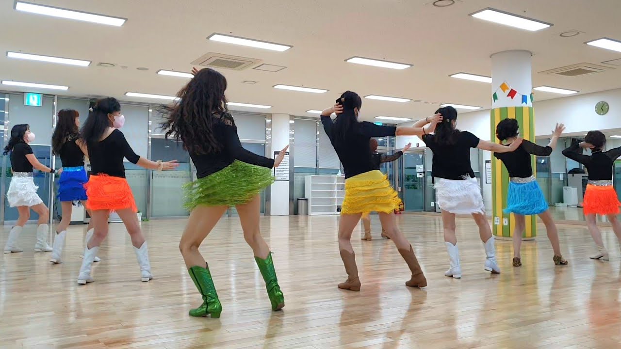 Let's Twist (Beginner) teach/ count line dance, Withus KOR, Yoon - YouTube
