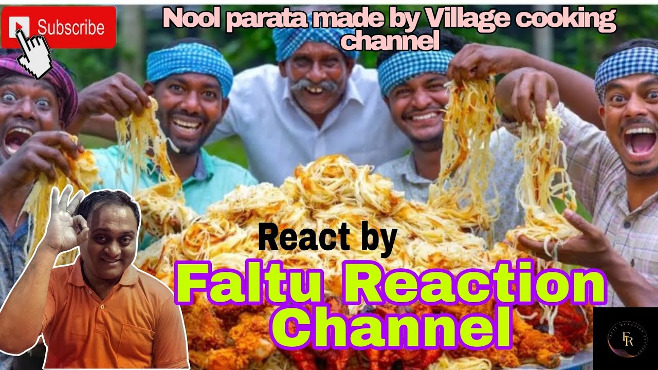 Nool parata preparation by Village cooking channel & Reacted by the ...