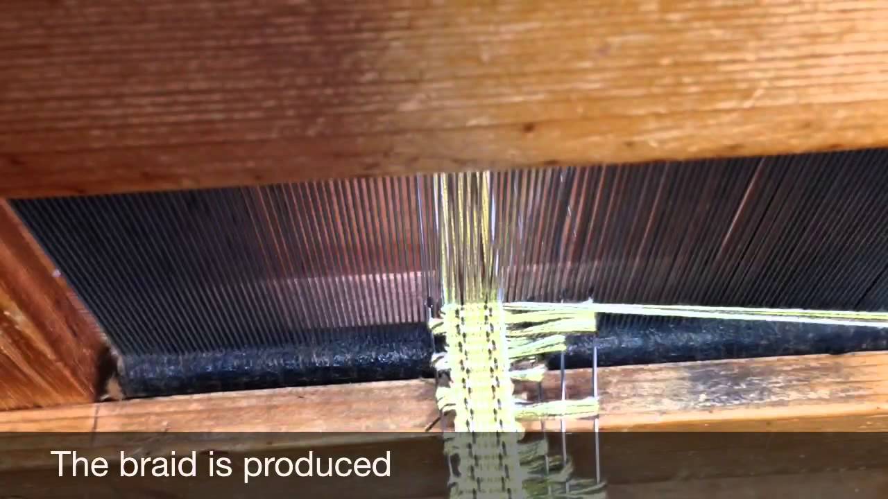Fan edge braid with tassels - YouTube