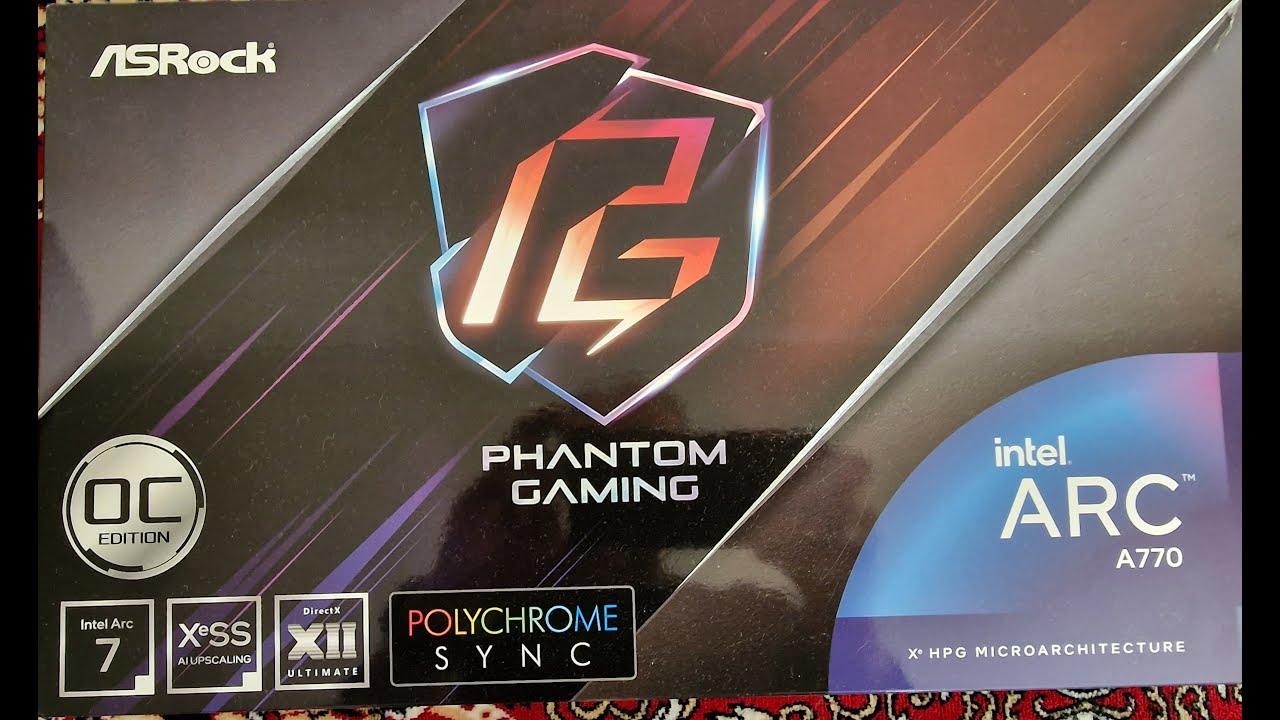 AsRock Intel Arc a770. Распаковка и Установка. - YouTube