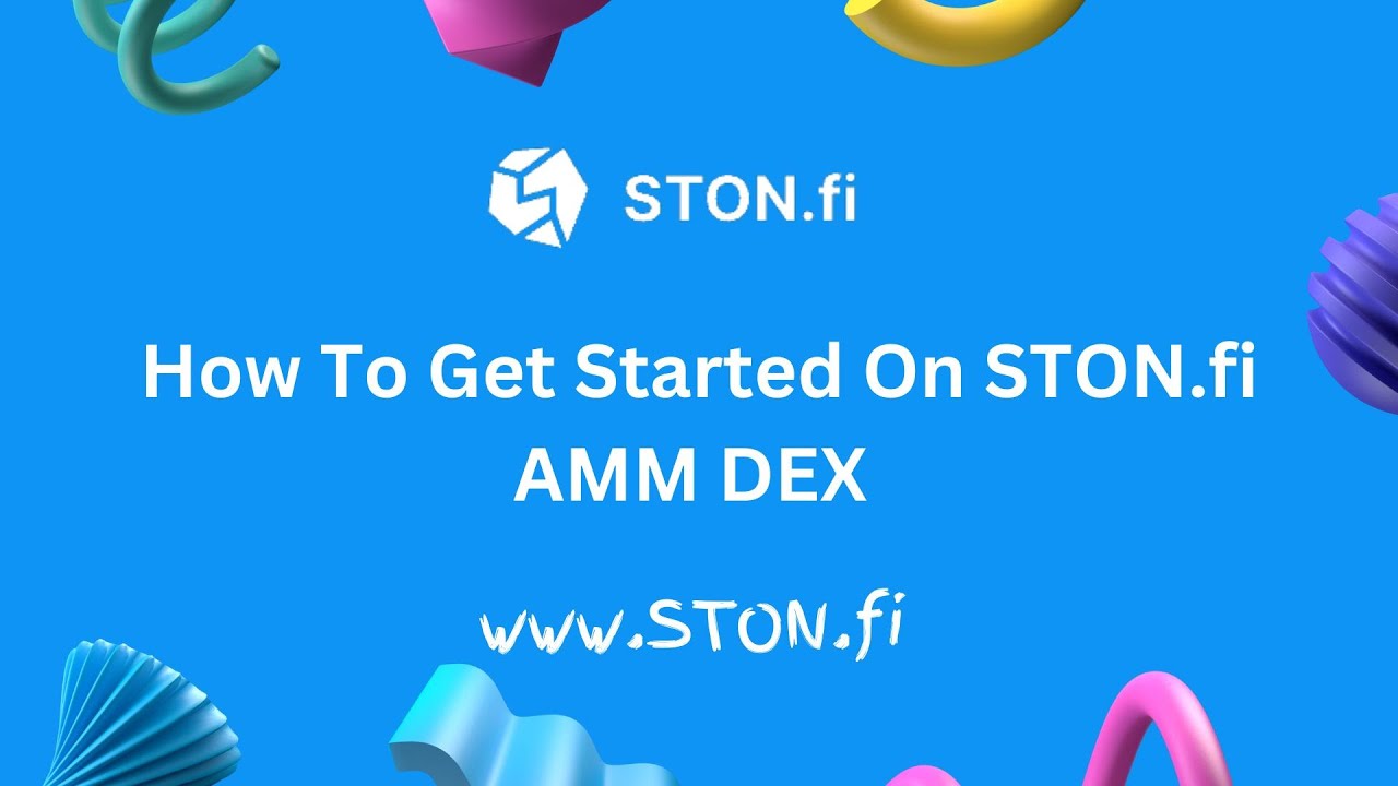 How To Get Started On STON.fi AMM DEX www.STON.fi #tokens #STONfi #TON ...