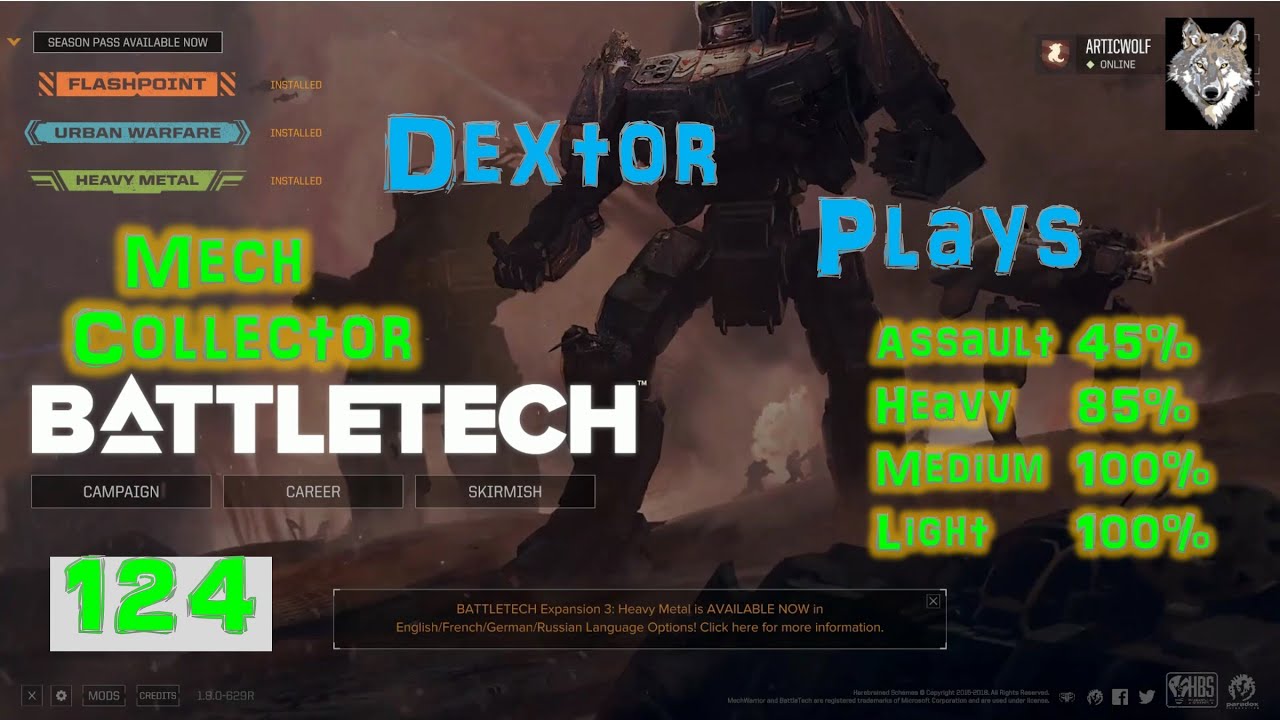 BattleTech Mech Collection 124 The Rain of Missiles (Ambush Convoy ...