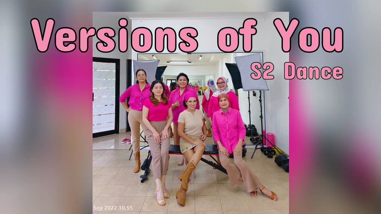 VERSIONS OF YOU - line dance (Jamie Barnfield (UK)) - YouTube