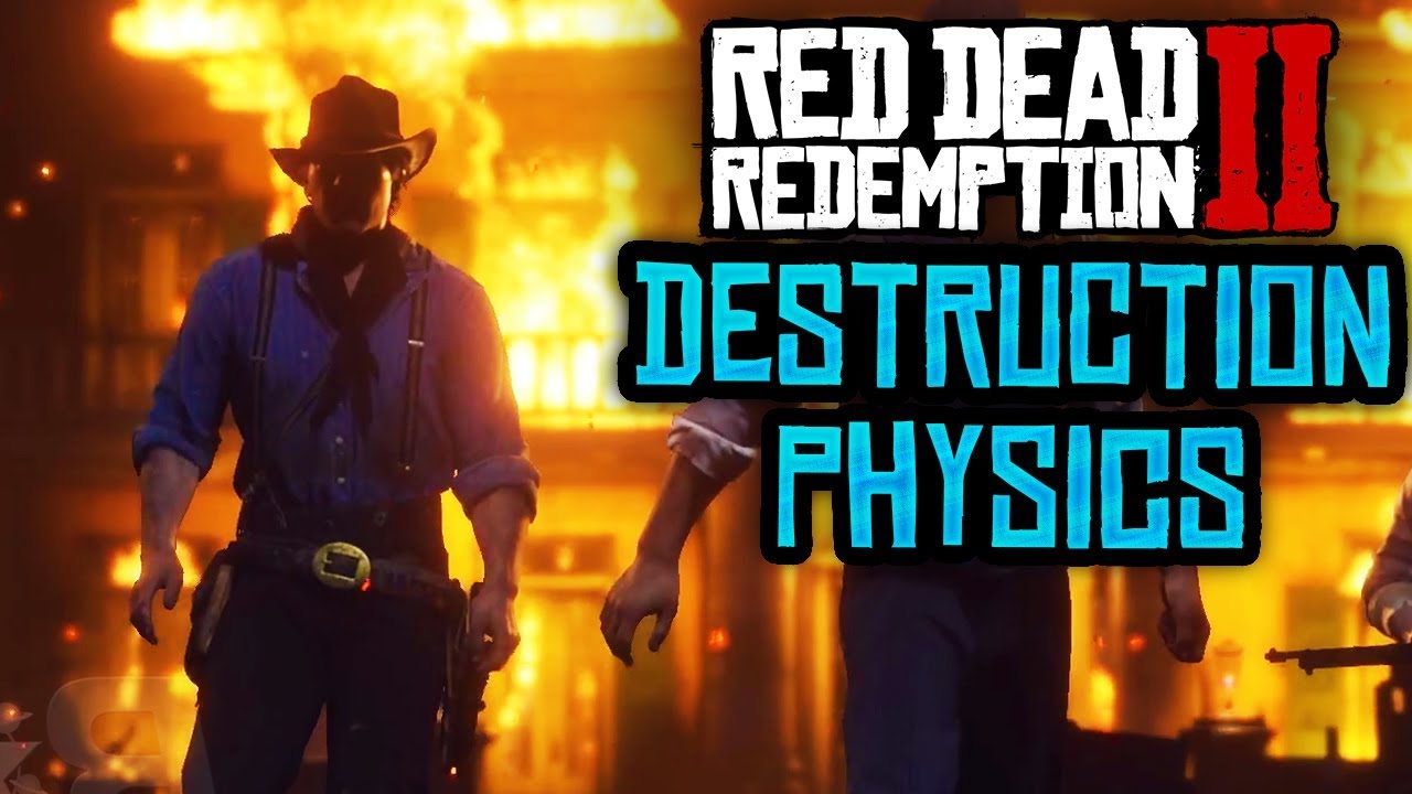 Red Dead Redemption 2 - ENVIRONMENTAL DESTRUCTION AND RDR2 VEHICLE ...