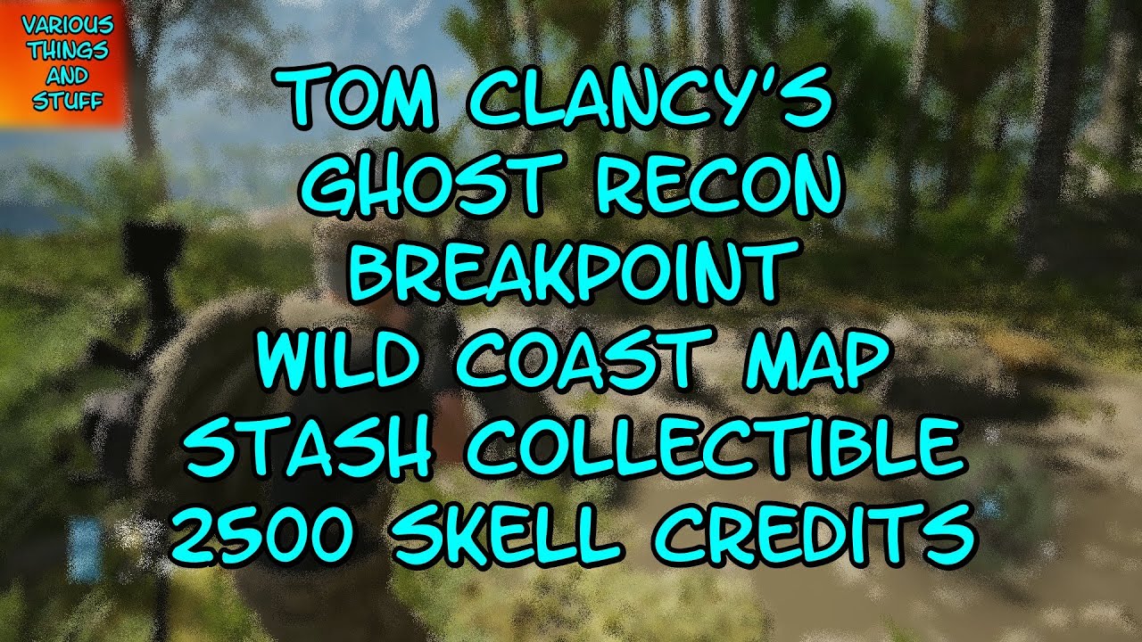 Tom Clancy's Ghost Recon Breakpoint Wild Coast Map Stash Collectible ...