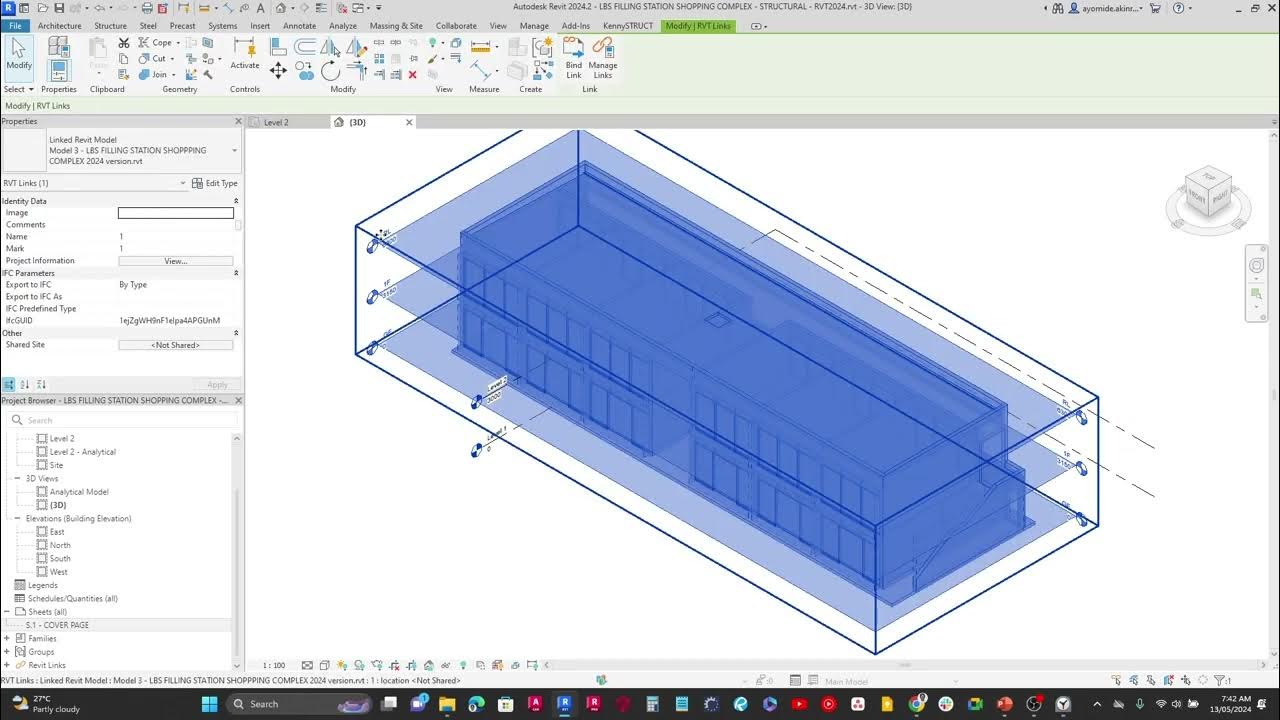 Danstruct 18 Structural design Workshop: 03 GENERAL ARRANGMENT OF STRUCTURAL ELEMENTS 02 - YouTube