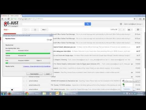 Google Migration tool from outlook toGmail