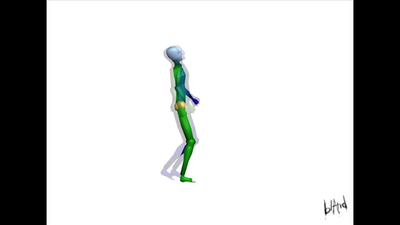 Biped rig walk sequence - YouTube