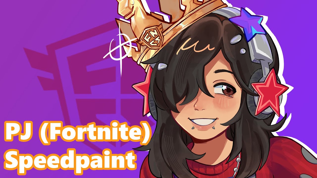 【Speedpaint】Champion PJ ⭐ (Fortnite) - YouTube