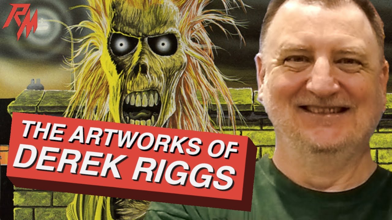 The Artworks of Derek Riggs (Iron Maiden's graphic artist) - YouTube