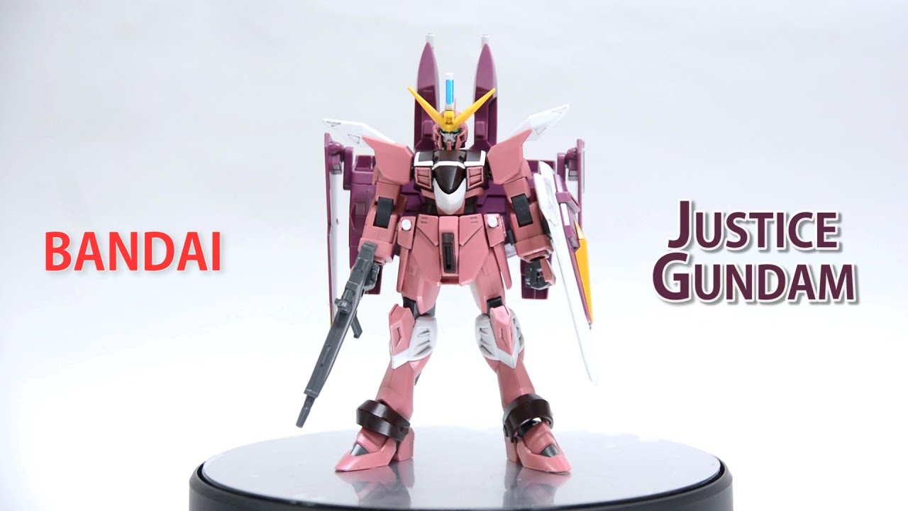 3D 스핀 - [SH08] 저스티스 건담 - YouTube
