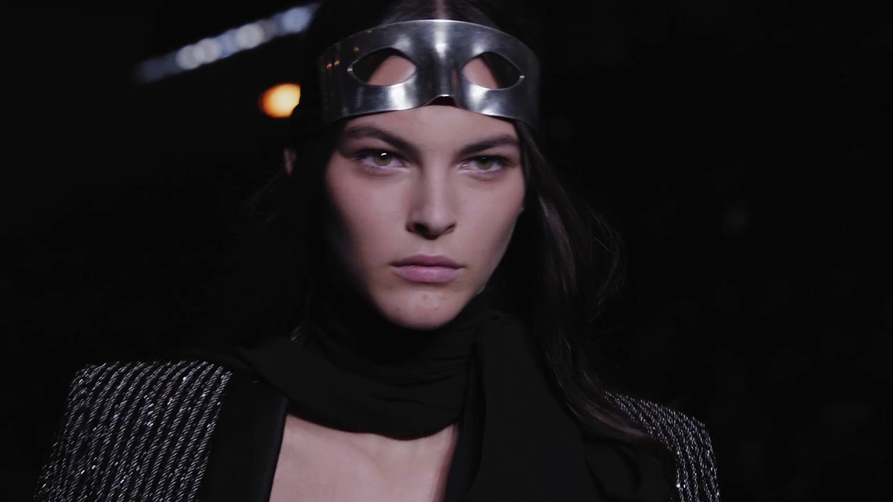 Saint Laurent SS19 At Paris Fashion Week | Wonderland Magazine - YouTube