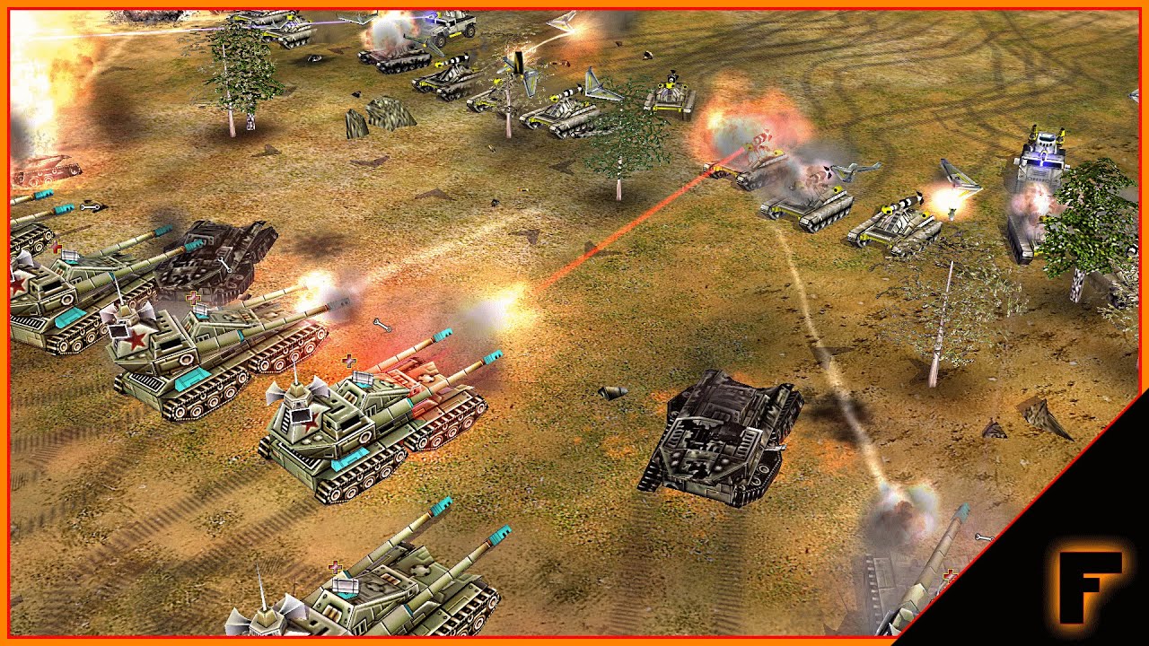 Zero Hour | 50 Laser Crusaders vs 50 Overlord Tanks Part 2/2 | Command ...