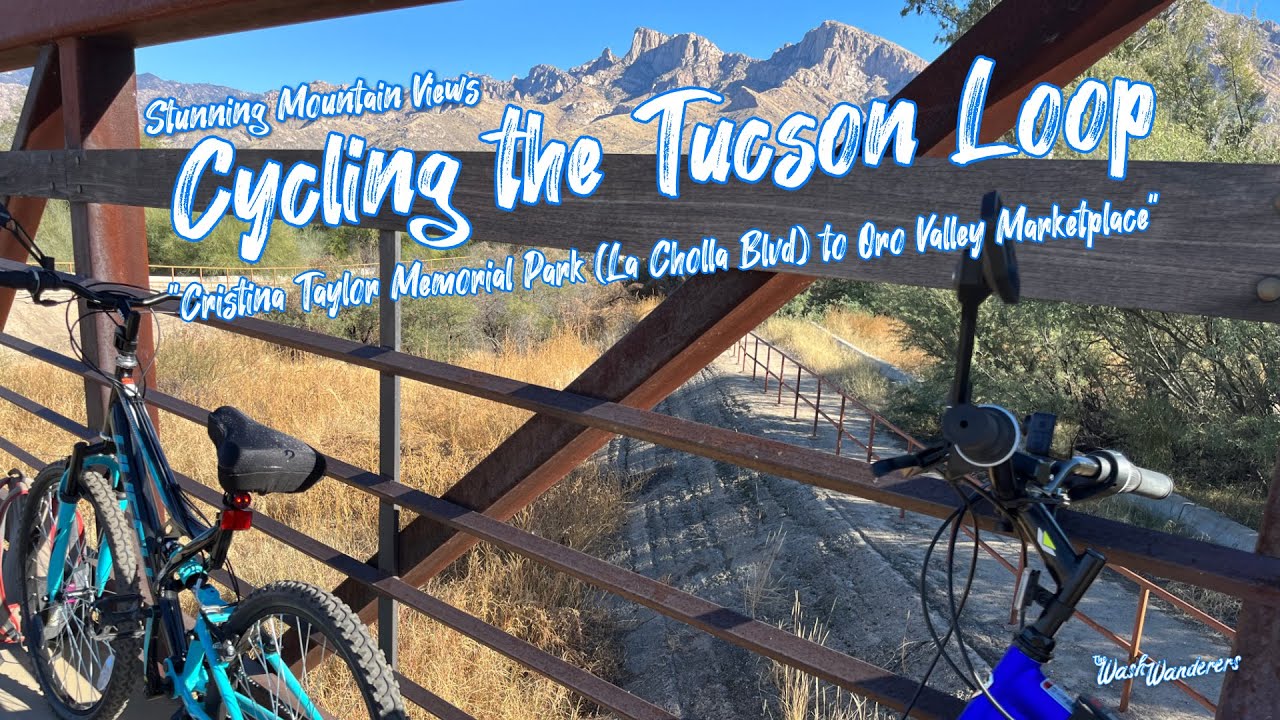 Stunning Mountain Views while Cycling the Tucson Loop! - YouTube
