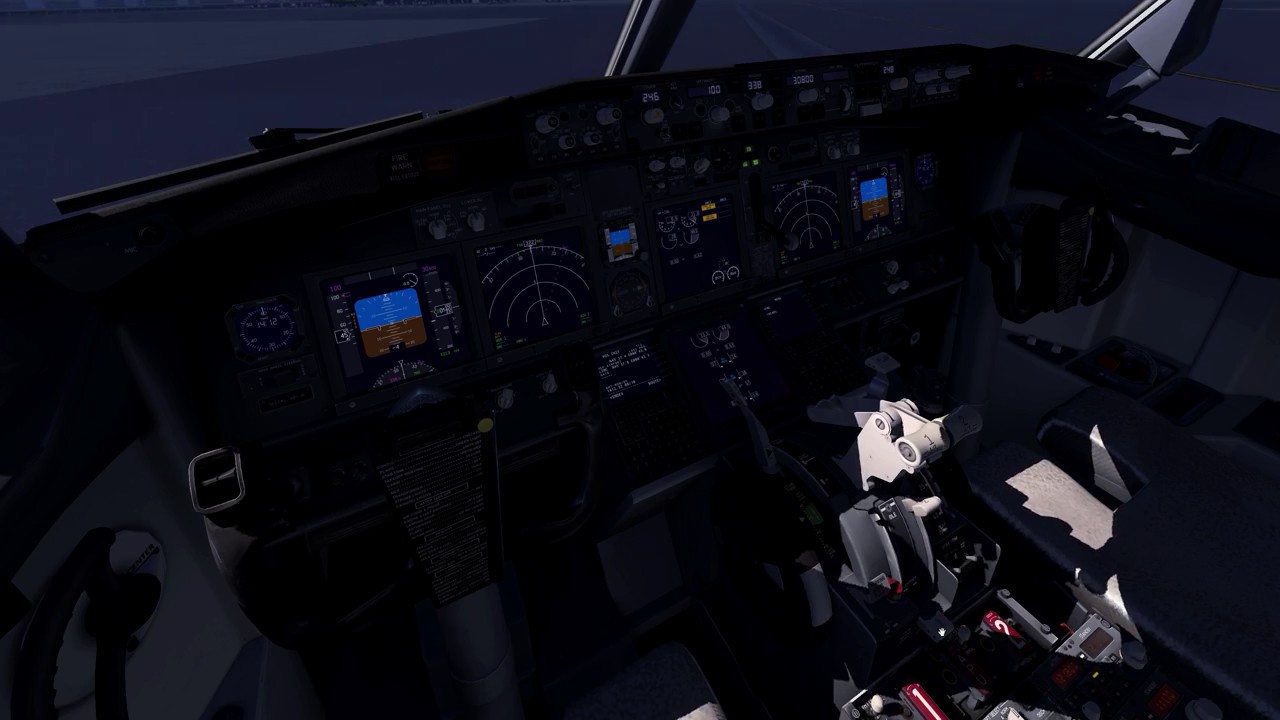 BOEING 737 START-UP PROCEDURES / READY FOR TAKE-OFF - YouTube