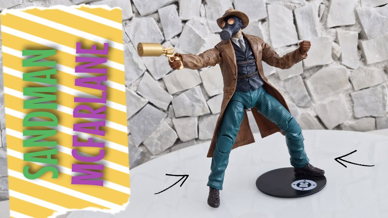 SANDMAN MCFARLANE TOYS | JSA WESLEY DODDS: THE SANDMAN | DC MULTIVERSE ...