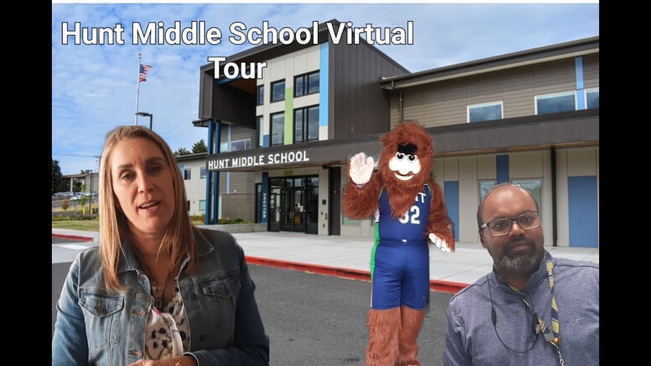Hunt Middle School Virtual Tour with Aiden Carter - YouTube