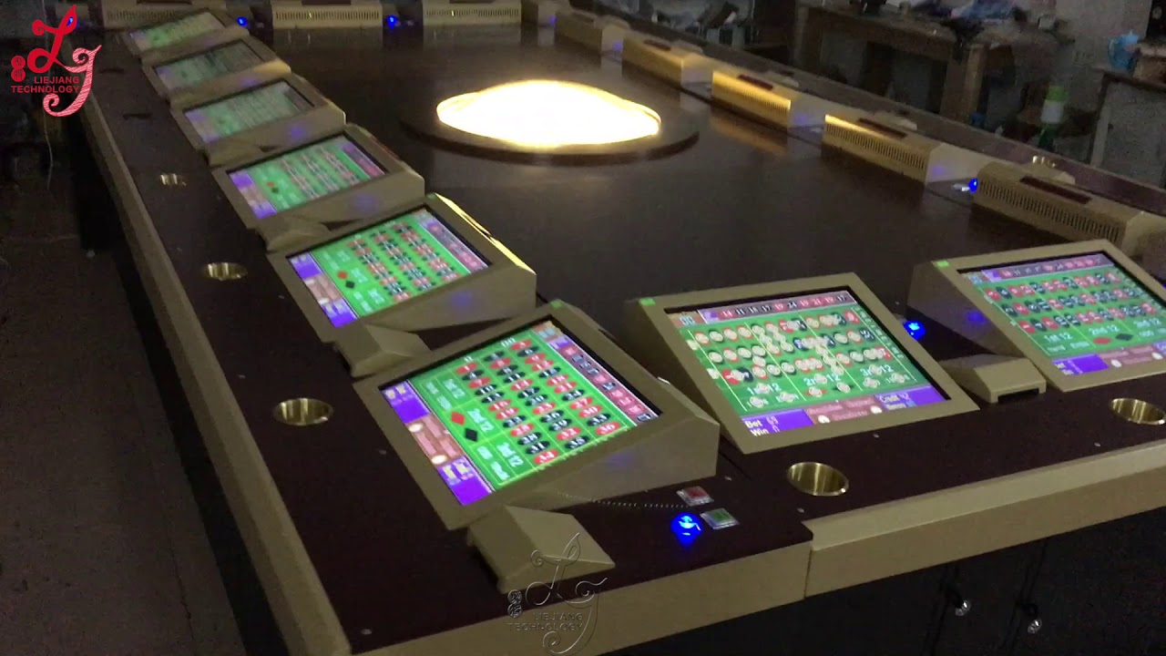 18 Players Touch Screen Roulette Gambling Games Machines For Sale - YouTube