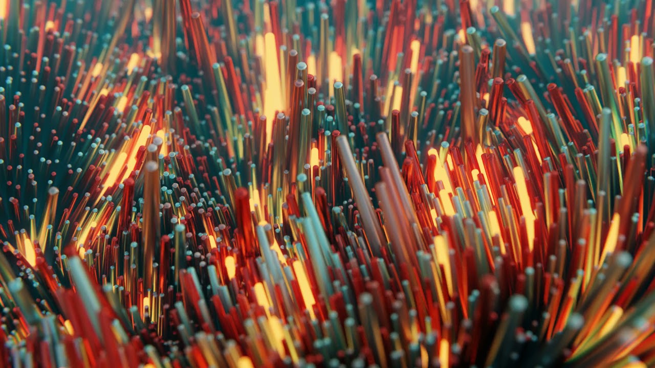 LED Fiber Optics - No Copyright Royalty Free Video Loop Background HD ...