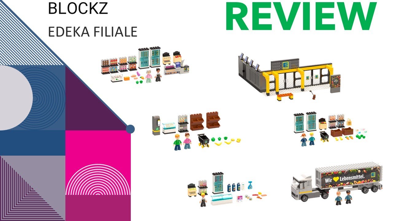 BLOCKZ - EDEKA FILIALE - (REVIEW) # Ben's Lego ® / Klemmbausteine Welt ( World ) Video 215 - YouTube