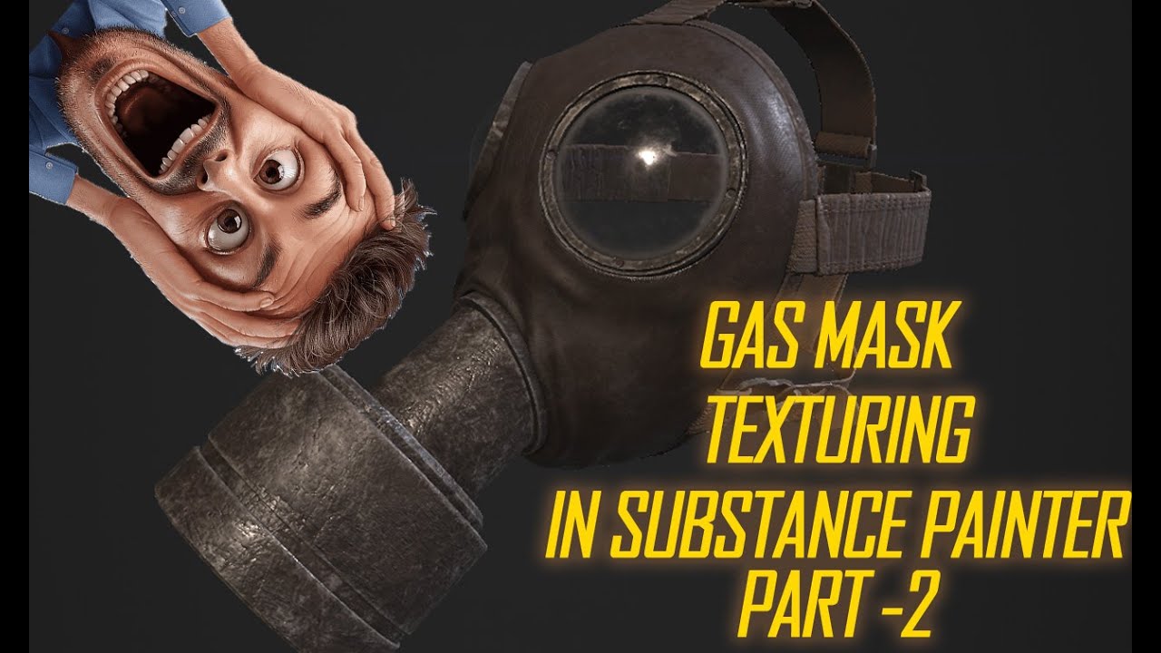 GAS MASK MODELING IN BLENDER AND TEXTURING PART -2 - YouTube