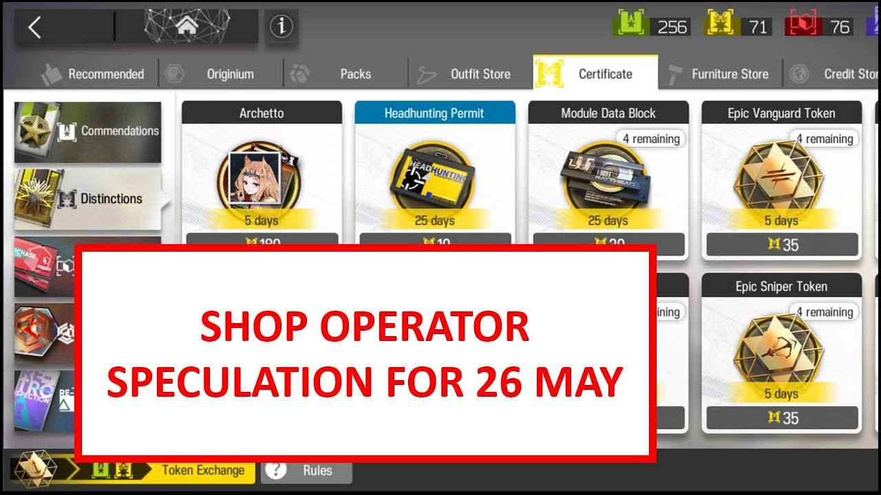Shop Operator Speculation 89 (For 26 May) | Arknights - YouTube