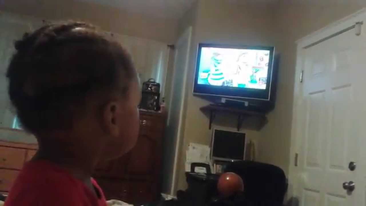 CJ watching Baby First TV - YouTube