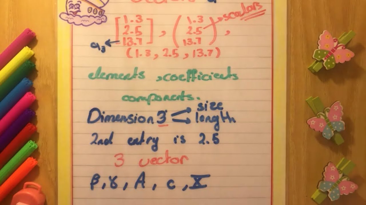 Vectors Class 1 | linear - YouTube