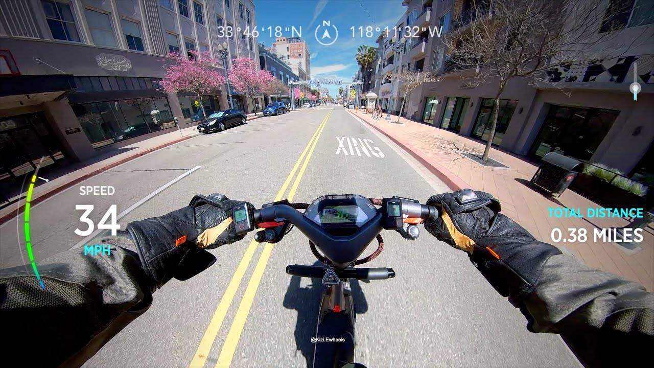 Segway GT 2 Electric Scooter Top Speed GPS Verified - YouTube