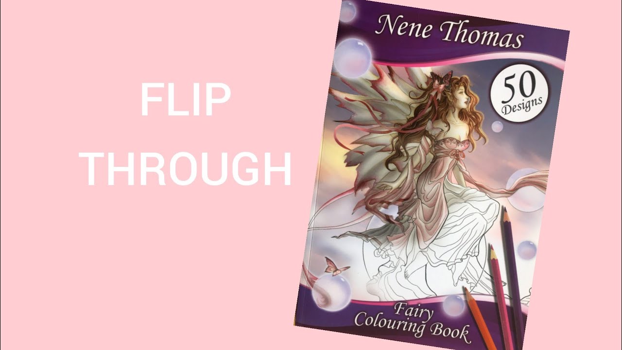 Fairy Adult Colouring Book by Nene Thomas Published by Nemesis Now ...