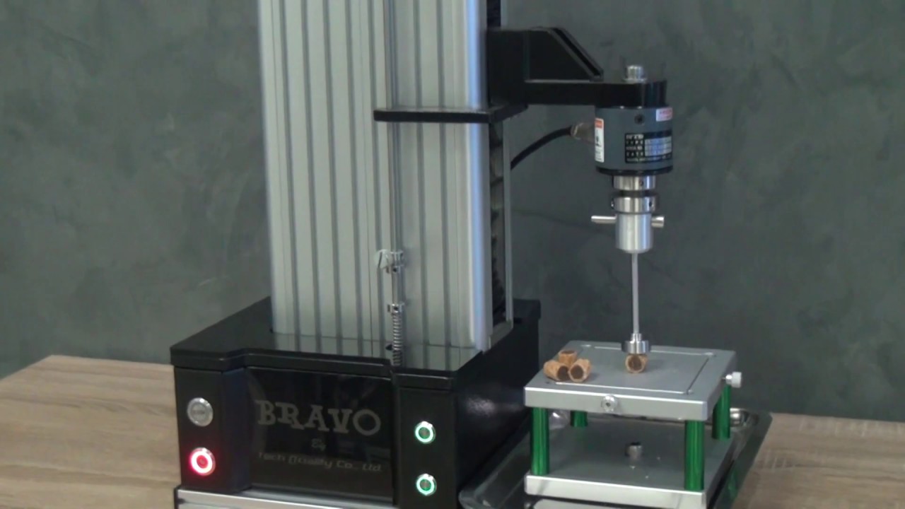 Food Texture Analyzer | Biscuit Rolls Texture Test - YouTube