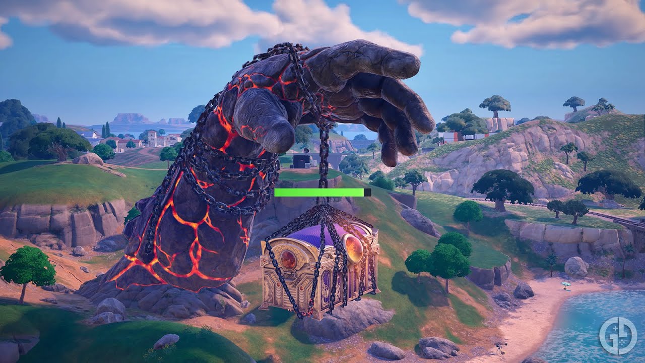 Giant Hand In Fortnite - YouTube