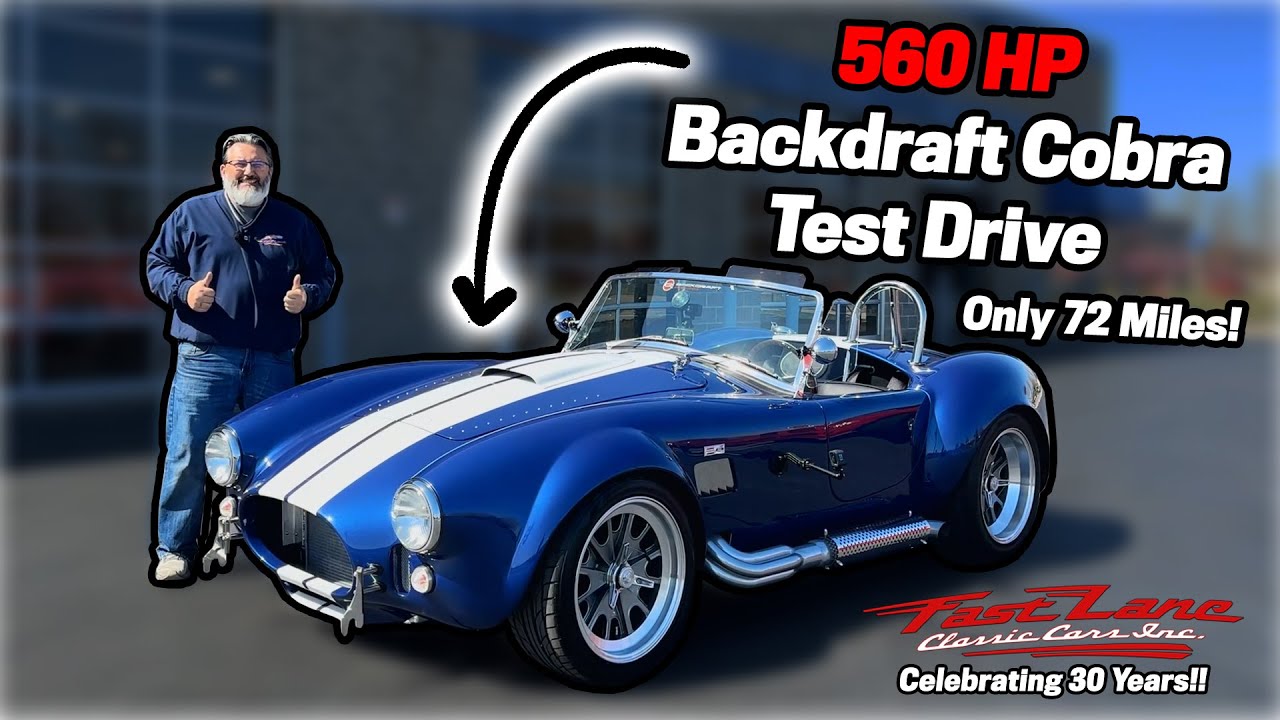 1965 Backdraft Cobra Test Drive with a 560 horsepower 427! For Sale at ...