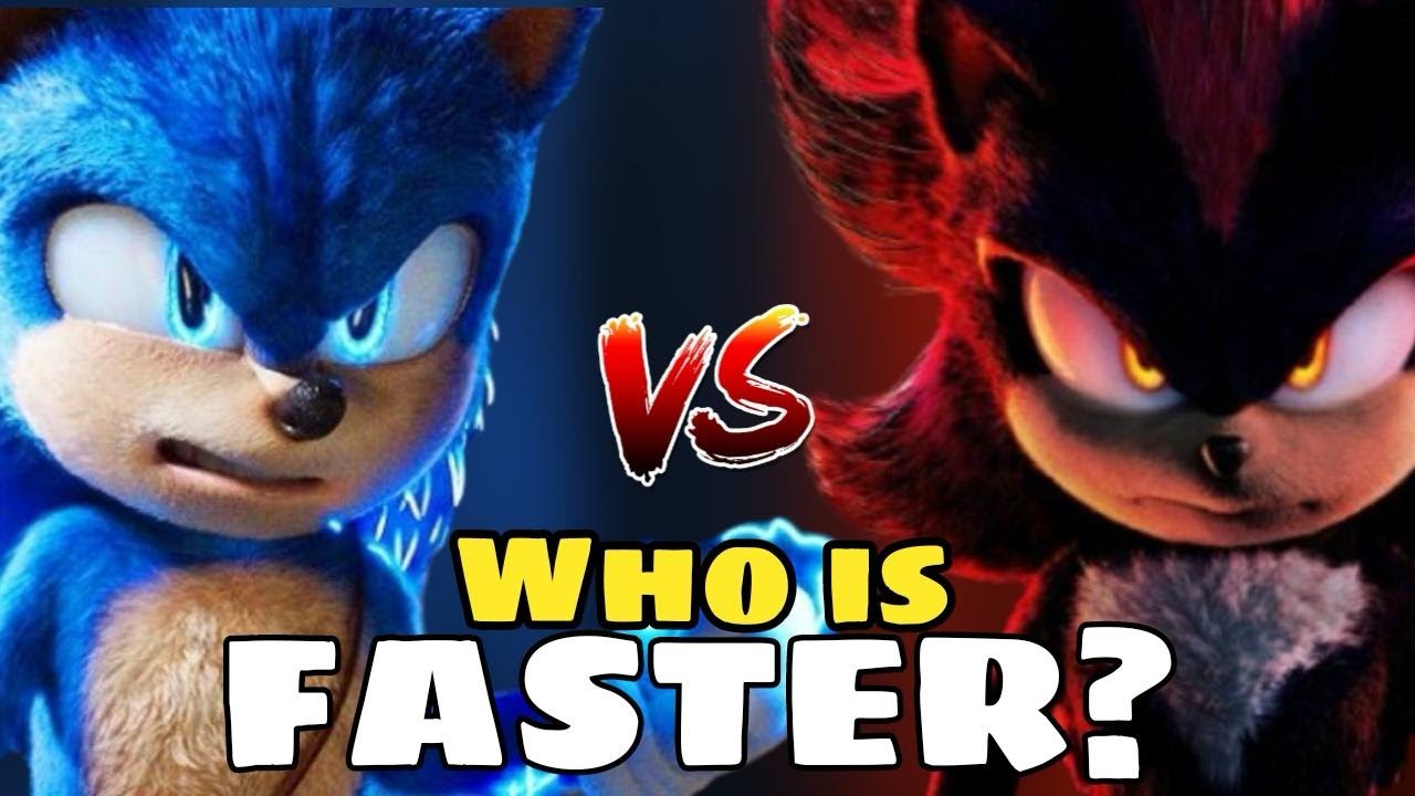 SONIC X SHADOW: Who's Faster??? - YouTube