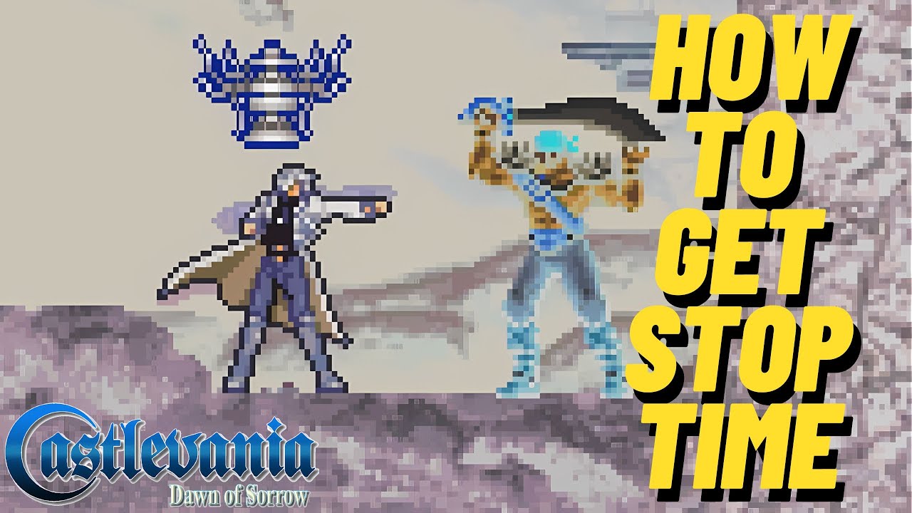 How to get Stop Time in Castlevania Dawn of Sorrow - YouTube