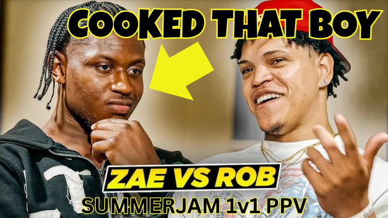 Rob SHOCKED EVERYBODY at The Summerjam 1v1 PPV! Rob Colon vs Zae | No ...