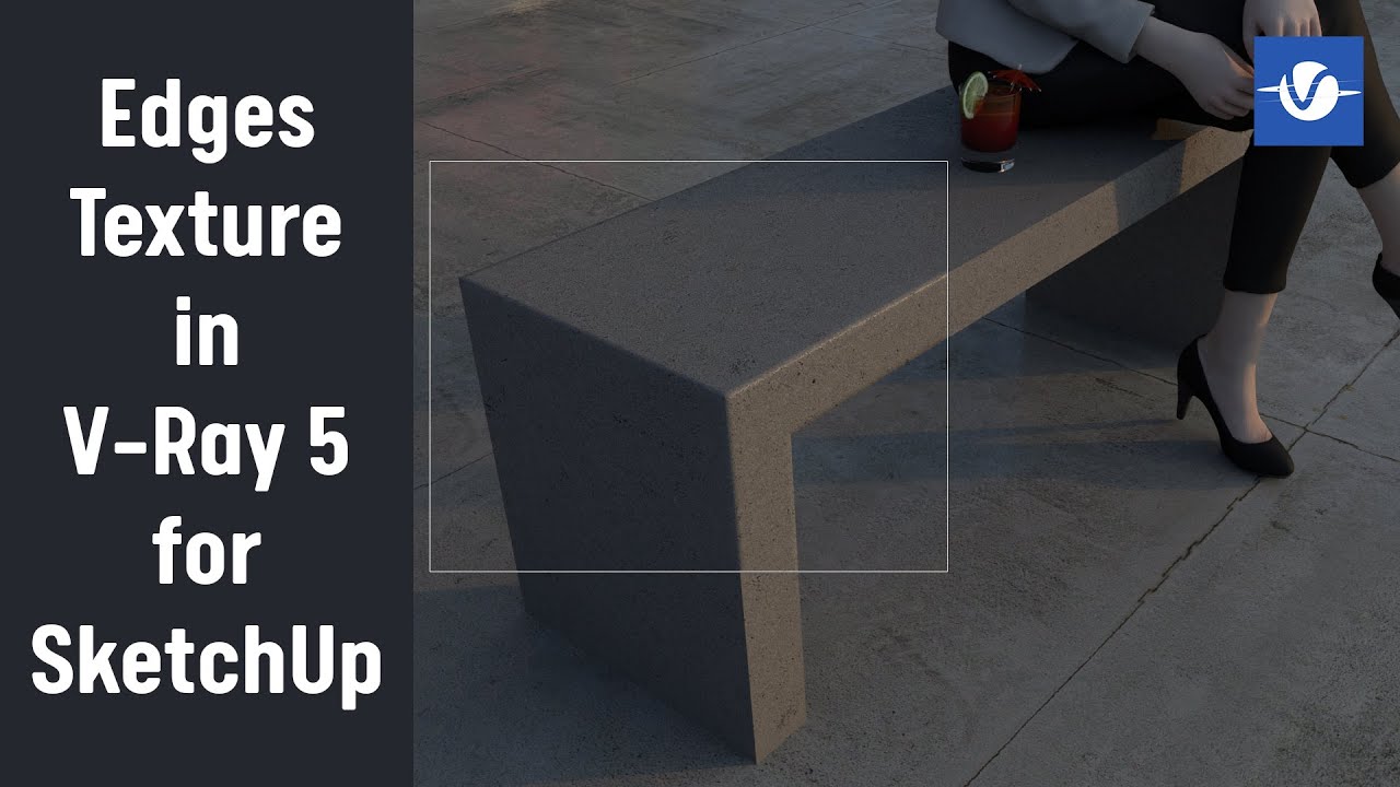 Edges Texture in V-Ray 5 for SketchUp | SketchUp Vray - YouTube