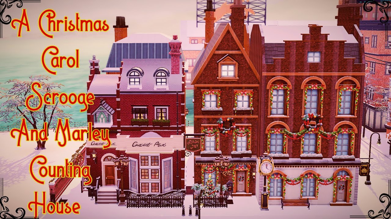 A Christmas Carol Scrooge And Marley Counting House| The Sims 4 Speed ...