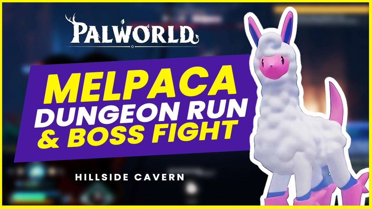 PALWORLD DUNGEON RUN: MELPACA BOSS Hillside Cavern - YouTube