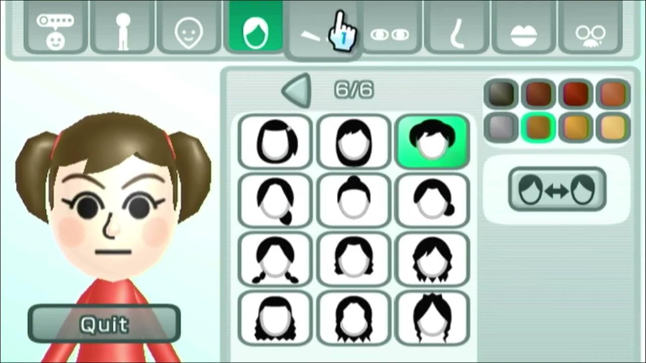 Making Wii Sports Resort CPU Miis Part 2 - YouTube