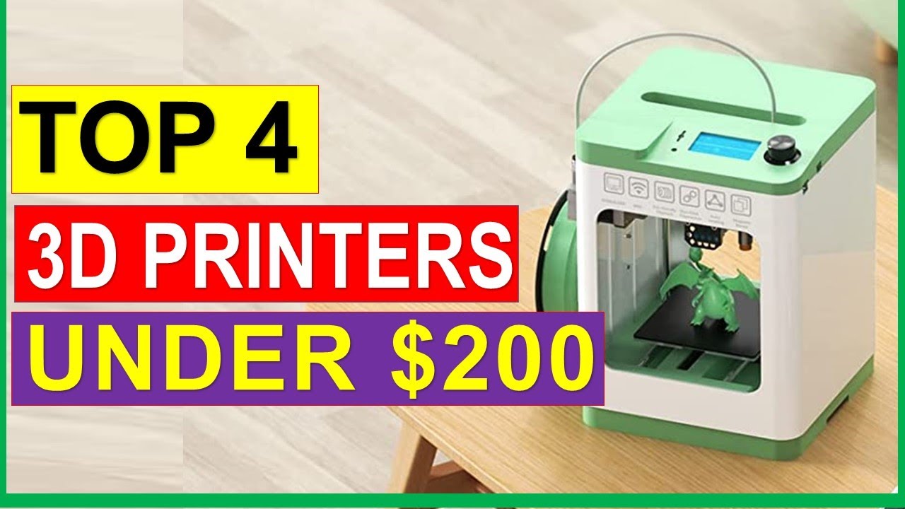 Top 4 Best 3D Printers Under $200 in 2022-2023 [ Review ] - YouTube