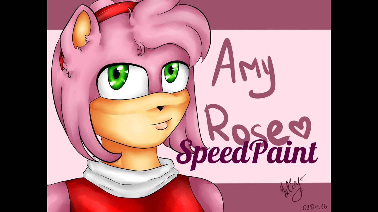 SpeedPaint: Amy Rose - YouTube