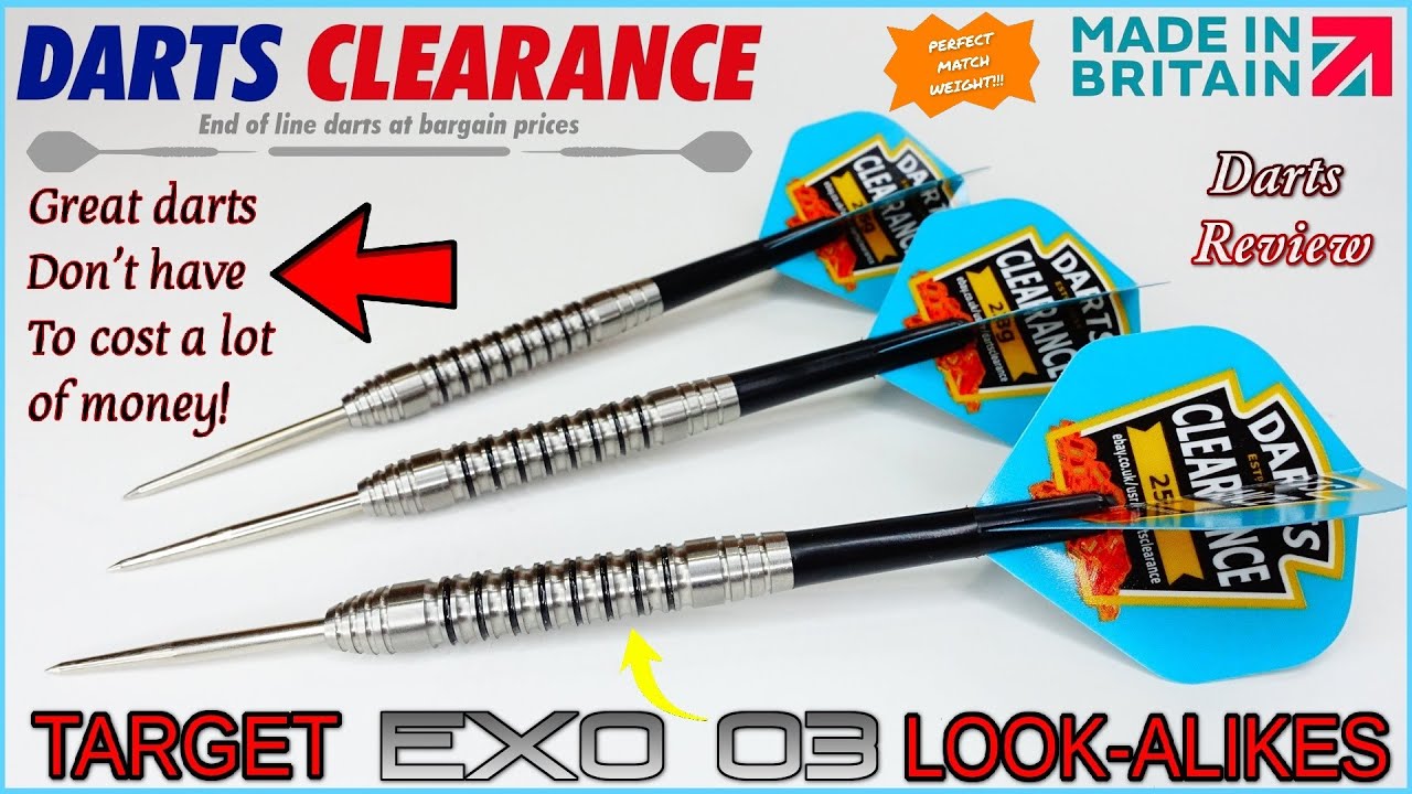 Darts Clearance 21g Darts Review - Target EXO 03 Clones - YouTube