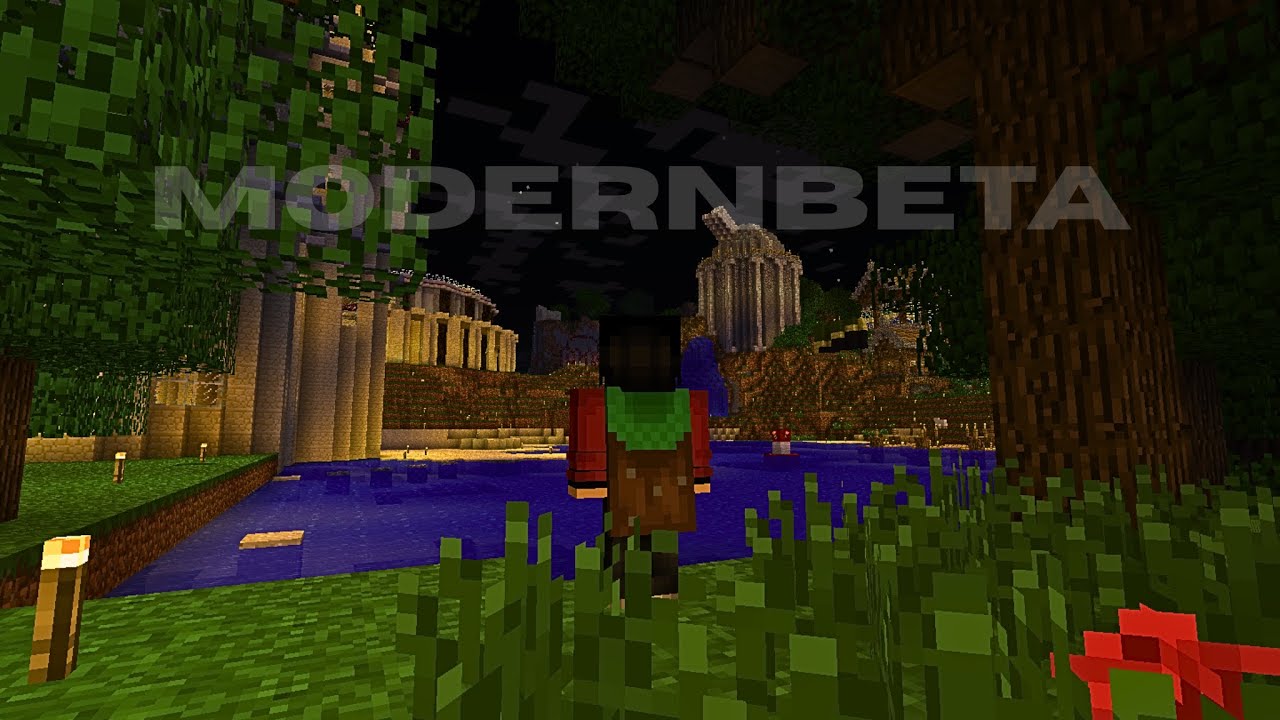 Minecraft Beta 1.7.3 no Modern Beta SMP – Gameplay e Exploração ...