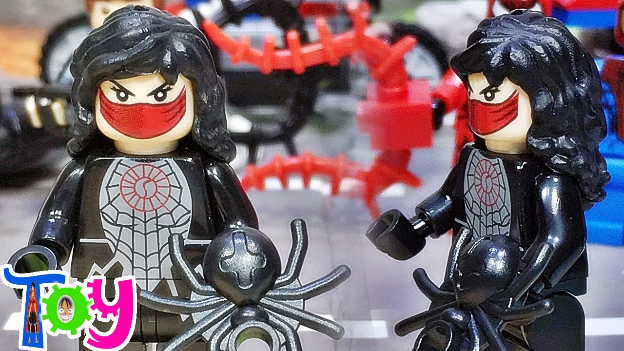sy 실크 스파이더맨 한국인 여성 레고 짝퉁 미니피규어 Lego knockoff Super Heroes Silk ...